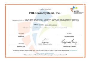 MBE CERTIFICATION – Max Slider